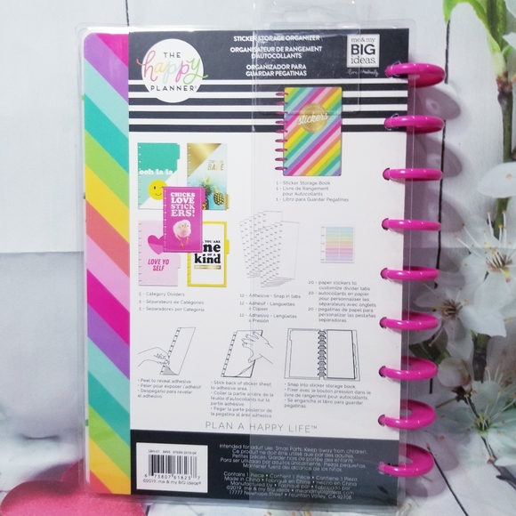 The Happy Planner | Other | Super Cute Sticker Storage The Happy ...